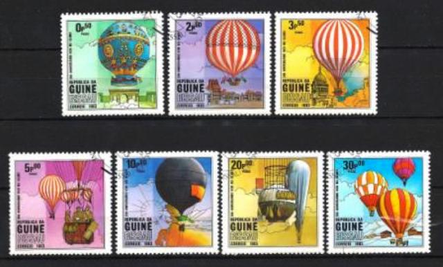 Guinée Bissau 1983 BD29 série complète de 7 timbres oblitérés